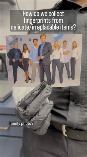 How do forensic science specialists reveal fingerprints? They use one of the many incredible processes we have available at our lab. Over the next few days we'll share some of them here in honor of National Forensic Science Week. First up: Full Spectrum Imaging System (FSIS) We'll go ahead and admit it, a photo of the cast of CSI: Miami is irreplaceable to us! If you've seen CSI you may have noticed some of the fingerprint collection methods - like processing powder and various chemicals - are n