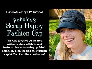 How to sew and make the best fashionable cap using a simple & easy pattern! DIY Tutorial