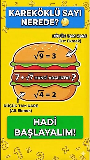 In Which Interval Is 7 + √7? Finish in 10 Seconds! | 8th grade square root expressions #lgs #squa...