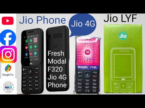 Jio F320B 4G VoLTE Keypad Phone with Jio Apps