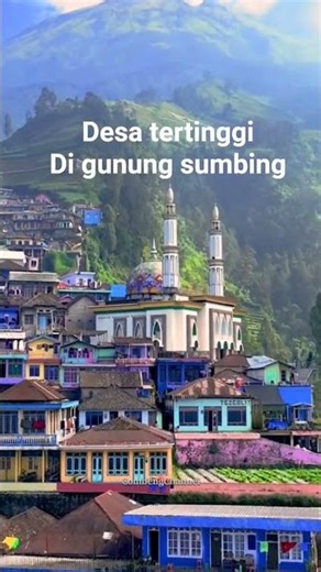 DESA TERTINGGI DI GUNUNG SUMBING‼️Nepal VAN Java nya di Magelang #shorts #nature #lerengsumbing