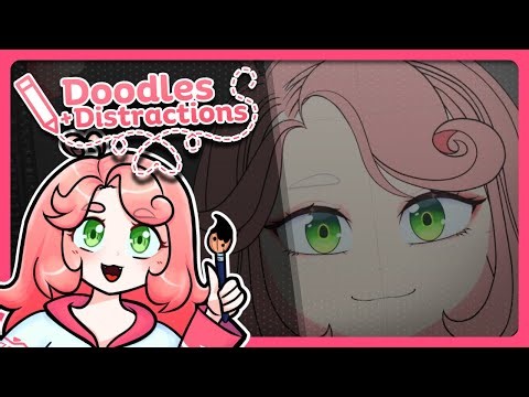 Yapping & Working on a vtuber model | Inklypuff 1.0 Live2D Work PART 3 | Doodles & Distractions