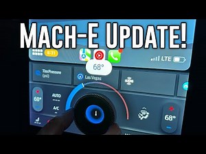 Mach-E updated interface! More uses for the screen knob! (Version 4.1.2)