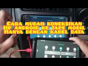 Easy way to connect car mirror link/phone link headunit tape to cellphone