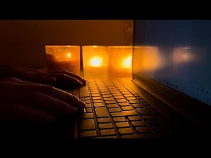 1 HOUR KEYBOARD & CRACKLING CANDLE SOUNDS 🕯️NO TALKING COZY ASMR for Sleep, Relax & Study