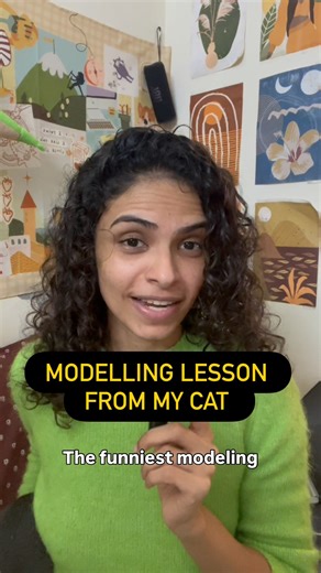 Modelling confidence lesson from my cat