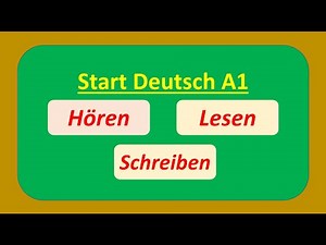 Start Deutsch A1 Hören, Lesen und Schreiben Modelltest mit Lösung am Ende || Vid - 46