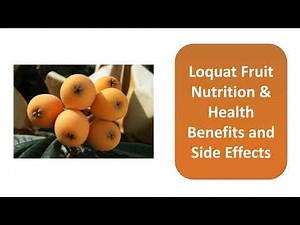 Loquat Fruit Nutrition & Health Benefits and Side Effects
