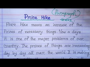 " price hike " paragraph (বাংলা অর্থসহ) very easy writing || Price hike paragraph for ssc/hsc/jsc.