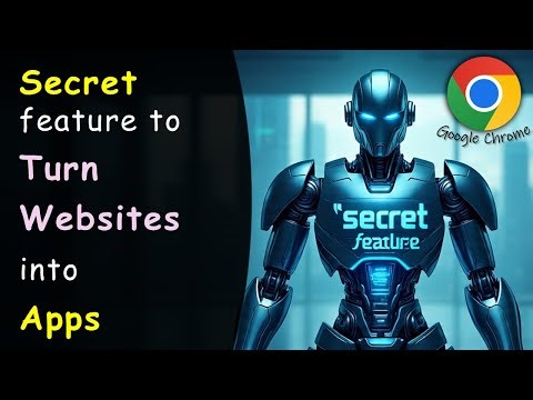 Chrome Browser SECRET Trick to Turn Website into App