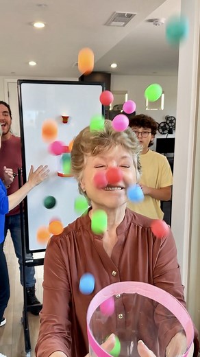 Ping Pong Trickshot for Prizes and Surprises #gameideas #diygames #games #fblifestyle | Grandma's World