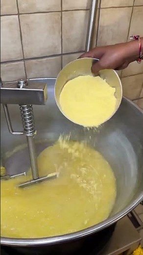 Pure Ghee Mysore Pak | Live Counter at SRM Sweets Kumaraswamy Layout | MonkVlogs #shorts