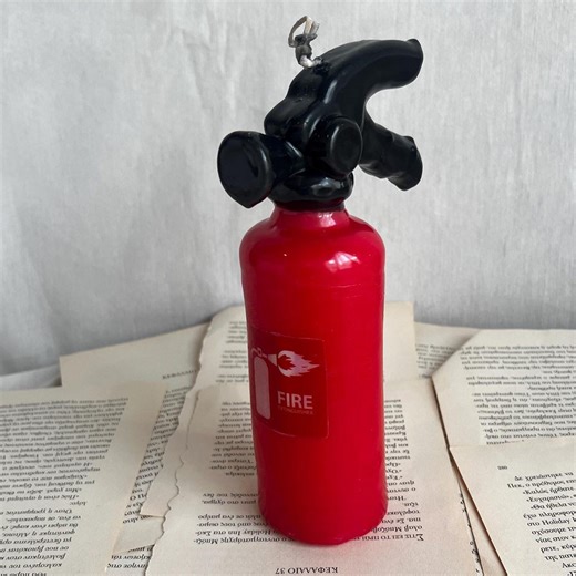 FIRE EXTINGUISHER 3D Candle / Firefighter Gifts / Fire Academy Graduation / Gift Candle Fireman / Firewoman Birthday / Christmas Present - Etsy UK