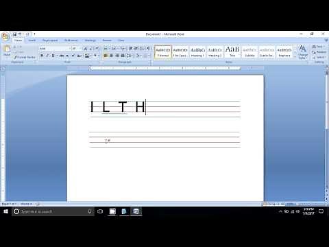 How to make English 4 line worksheet