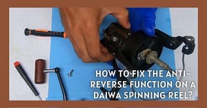 How to fix the anti-reverse function on a Daiwa spinning reel?