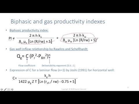Productivity Index biphasic flow explained by Damien Leonard