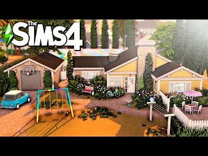 Colourful Family Bungalow ☀️ || The Sims 4 Speed Build