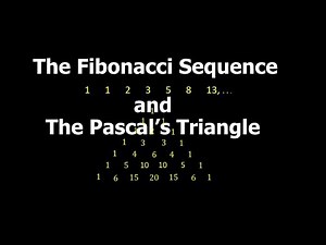 The Fibonacci Sequence and the Pascal's Triangle | Math Video Central