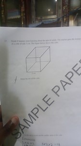 37. Grade 8 learners were learning about the nets of solids. Th... | Filo