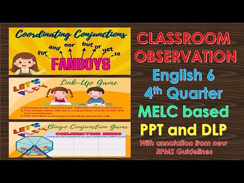 COT/ ENGLISH 6/ 4TH QUARTER/ DLP & PPT