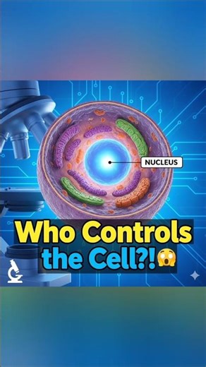Who is the Boss of the Cell? 🤯 | Cell Structure #science #cell #cellbiology #cbse