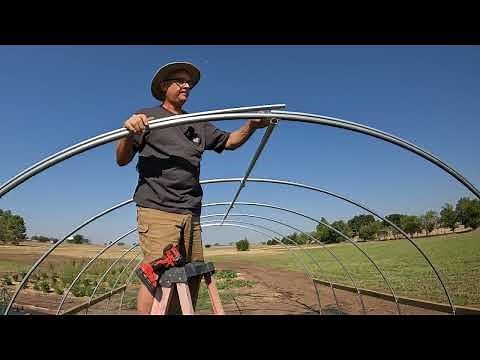 How to install Wiggle Wire Channels on Growers Solution Quonset Greenhouse