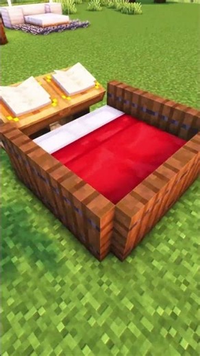 Minecraft 5 Bed Designs😴🤫 #shorts