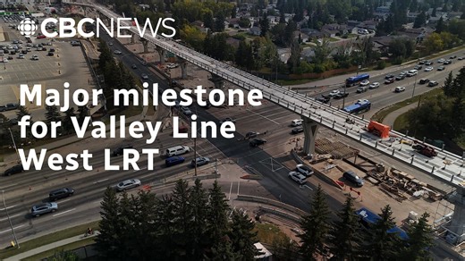 Major milestone reached for Valley Line West LRT construction