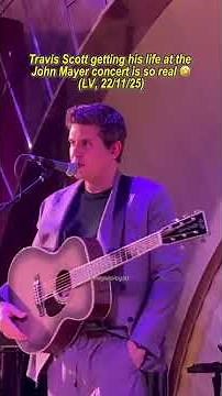 TRAVIS SCOTT loves JOHN MAYER SO MUCH while performing at Formula 1 Grand Prix Las Vegas