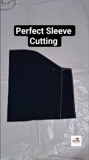 Perfect Sleeve Cutting Tutorial for Beginners#cuttingtips #sleeve #trending #blouse