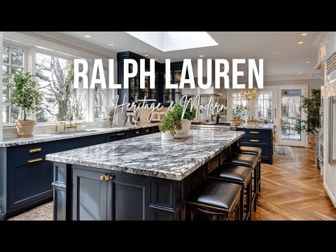 Ralph Lauren Inspired Kitchen Layouts