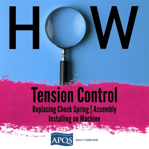 🛠️ Tech Tuesday Tip! Is your stitching or tension looking off? Breaking thread? It might be time to check your tension control! Knowing how to assemble and replace it properly can make a huge difference in smooth stitches and consistent results. #apqs #techtuesday #longarmquilting #customersupport #apqsfamily #weareapqs #quilterlife #sewingtips #machinemaintenance | APQS