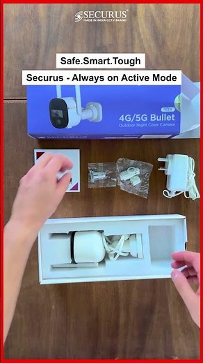 Securus CCTV - 4G/5G Bullet Camera Unboxing Video | Sim Based Bullet Camera | 256GB SD Card