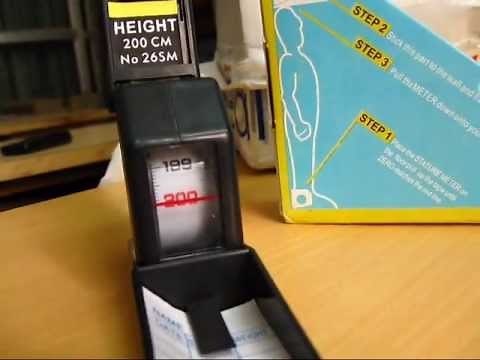 Measuring Height using Stature Meter (200cm / 78inch)