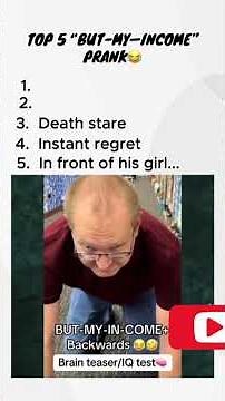 TOP 5 FUNNIEST BUT MY INCOME PRANKS