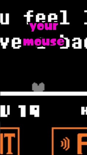 Undertale Mouse Movement Mod