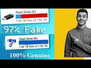 Check Your Flash Memory Drive Has Genuine Storage Capacity or Fake USB Drive || 2024