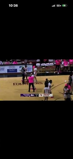Girls basketball fight Winthrop Vs HighPoint
