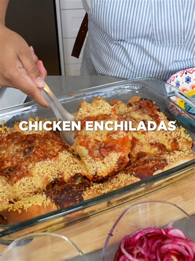 Cheesy Enchiladas with Leftover Roast Chicken Recipe