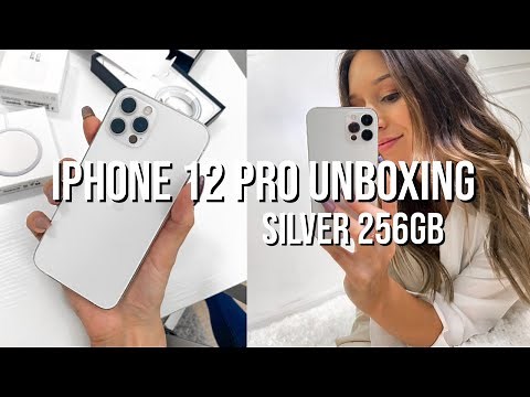 iPhone 12 Pro Unboxing + Accessories | Silver 256GB