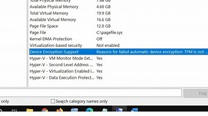 Why Device Encryption Support Says Reasons For Failed Automatic Device Encryption TPM Is Not Usable