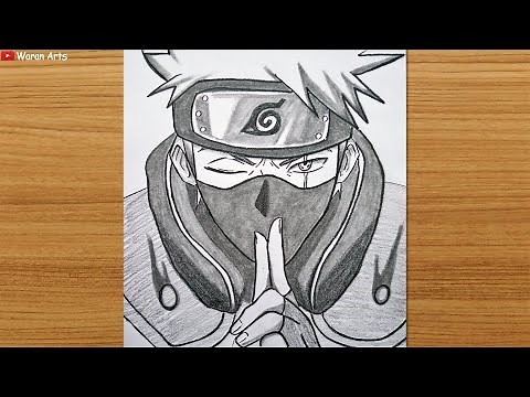 How to Draw Kakashi Hatake Step-by-Step || Easy Anime Drawing || Easy Drawing for Beginners