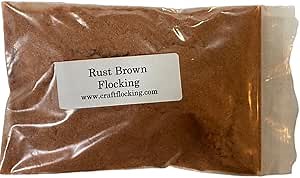 Flocking Fibers 16 Ounce Package (Rust Brown)