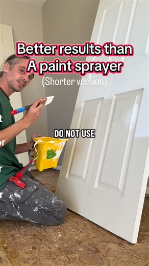 Trade Skill Growth on Instagram: "Foam roller and back brush? Who needs a sprayer? They are a hassle #diy #howtopaint #homeimprovement #bluecollar #construction #art"