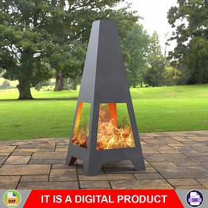 Four-sided Pyramid Fire Pit, Digital Product, Files DXF, SVG for CNC, Plasma, Laser, Waterjet. Garden Fireplace, Metal Art, Firepit, Metal - Etsy Canada