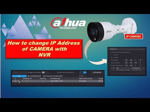 How to Change IP Address of IP Camera with NVR