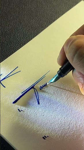 How to sign the letter T?