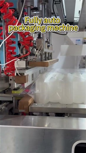 Fully auto packaging machine for empty plastic bottles #machine #plasticbottle #factory