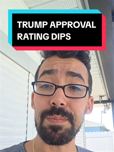 TRUMP APPROVAL RATING DIPS #democrats #djt