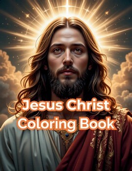 Jesus Christ Coloring Book – 60 Hyper-Realistic Pages (PDF Pattern)
